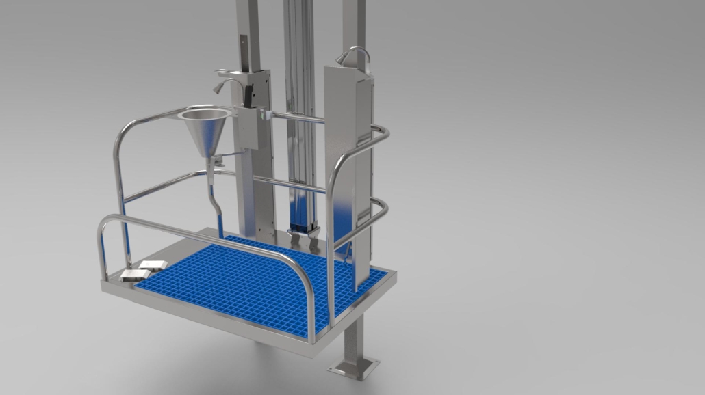 Rise & Fall Stand – GM STEEL – Slaughtering & Food Processing Industry ...