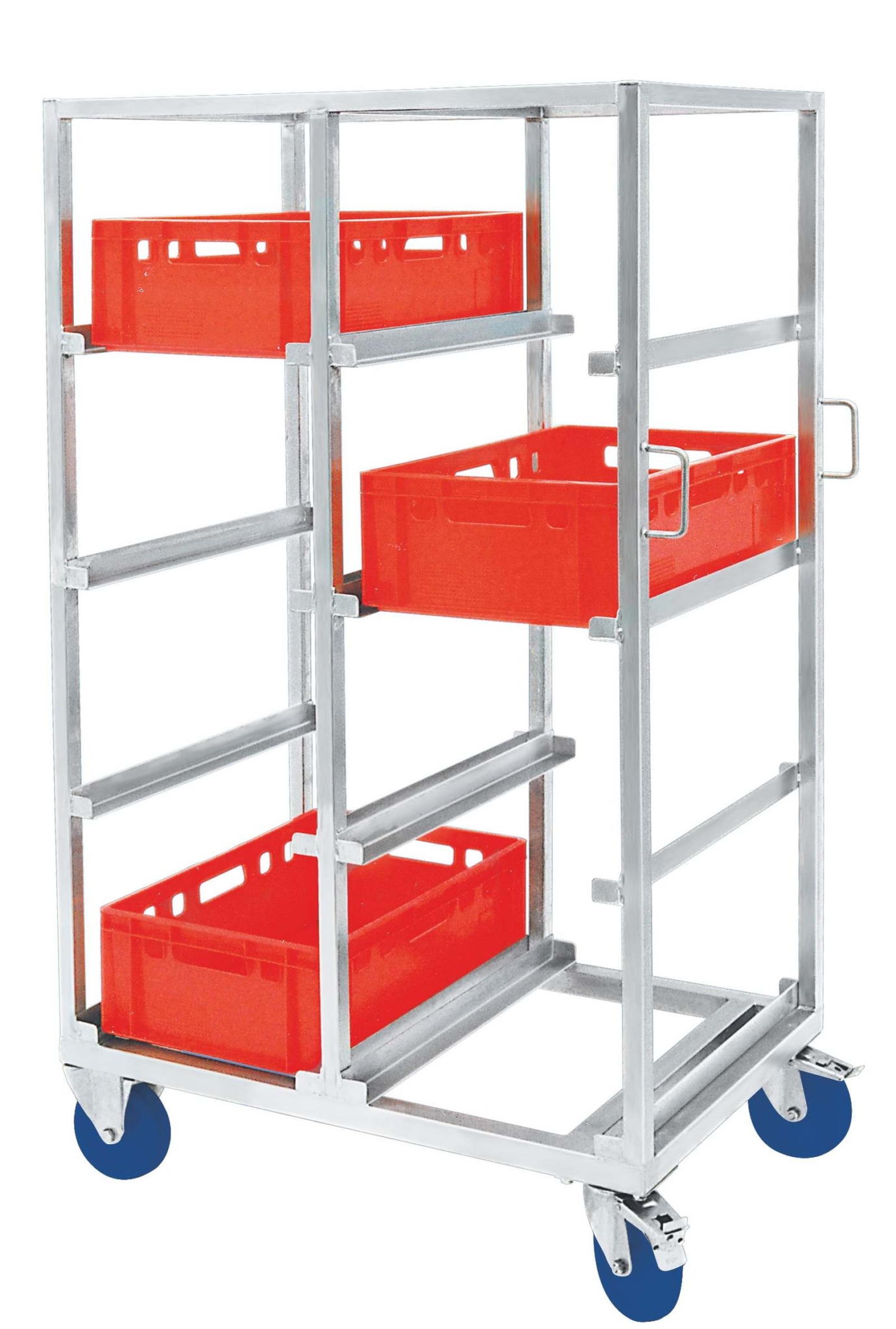 Shelf Trolley for EURO Boxes – 100068 – GM STEEL – Slaughtering & Food ...