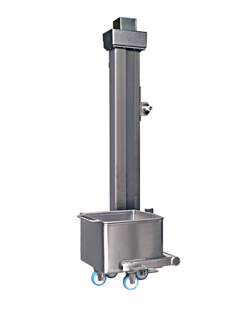 Bin Lifters Model: S-180 – GM STEEL – Slaughtering & Food Processing ...